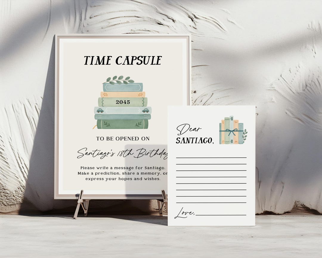 Storybook Birthday Time Capsule | A New Chapter | One for the Books ...