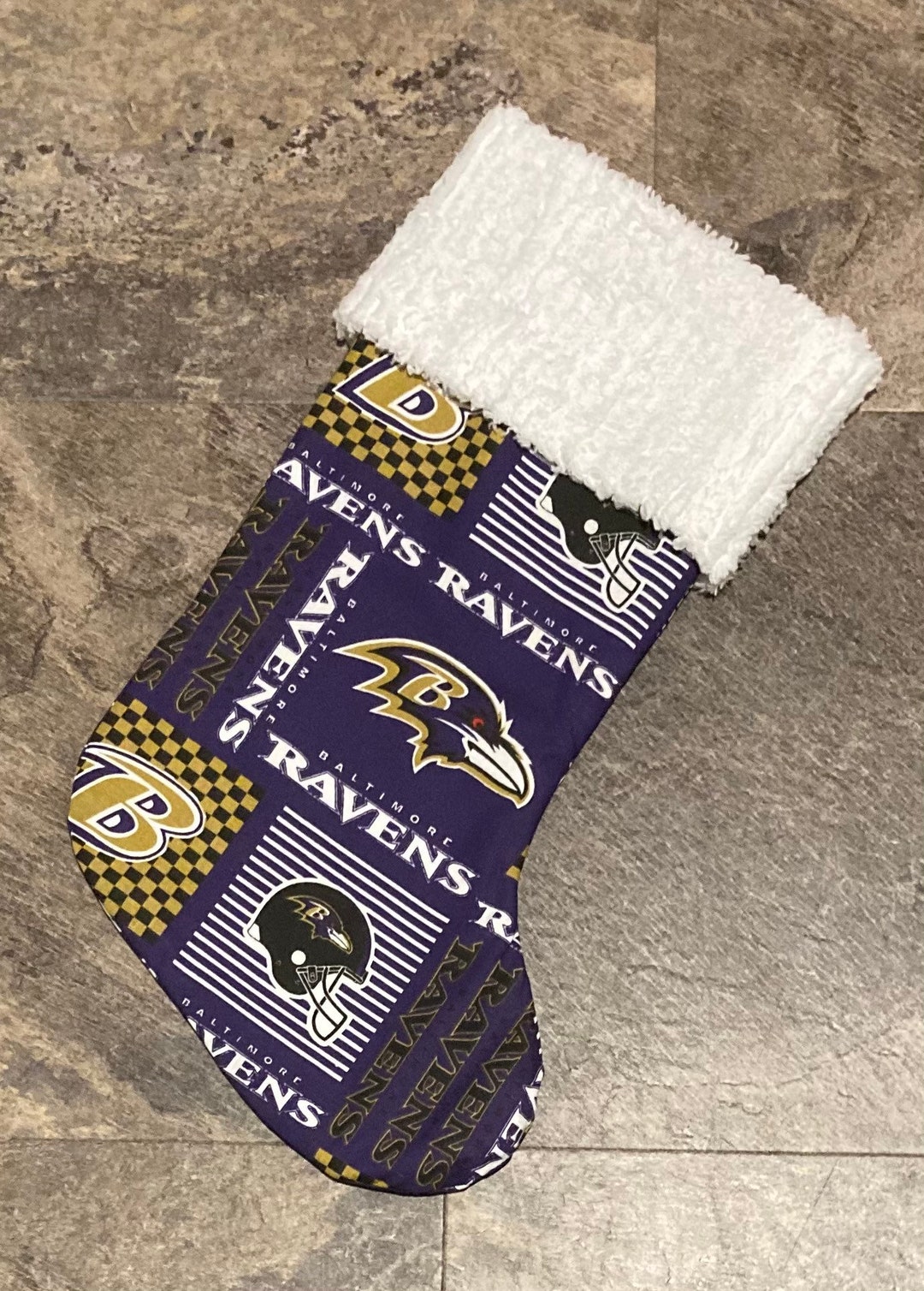 NFL Baltimore Ravens Football Handmade Christmas Stocking FREE US ...