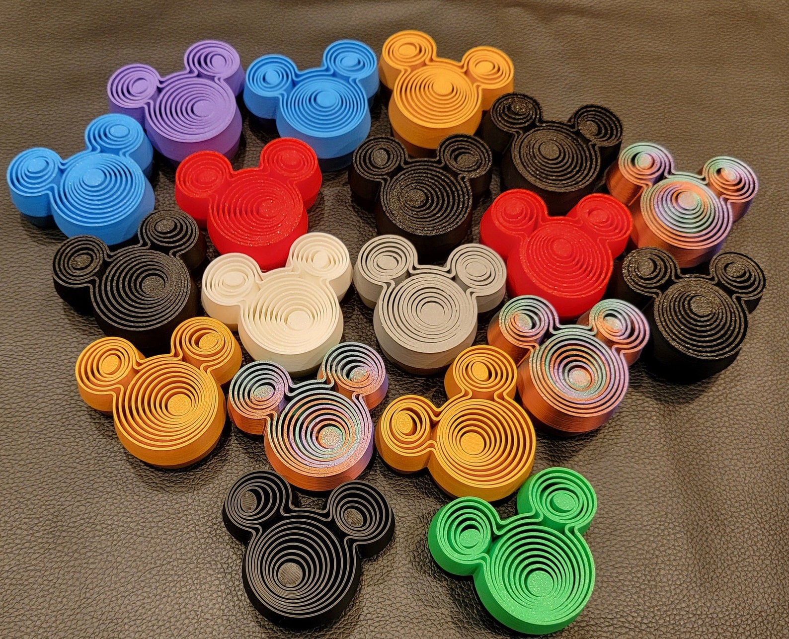 3D Printed Mickey Mouse Layered Figet Toy | ADHD | ADD | Anxiety ...