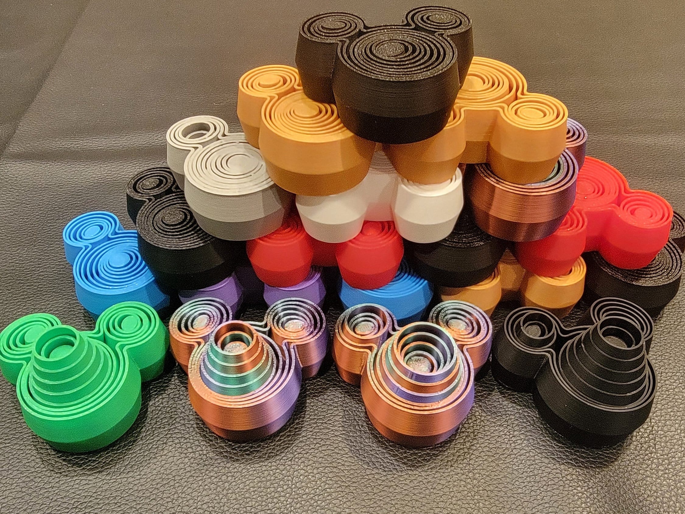 3D Printed Mickey Mouse Layered Figet Toy | ADHD | ADD | Anxiety ...