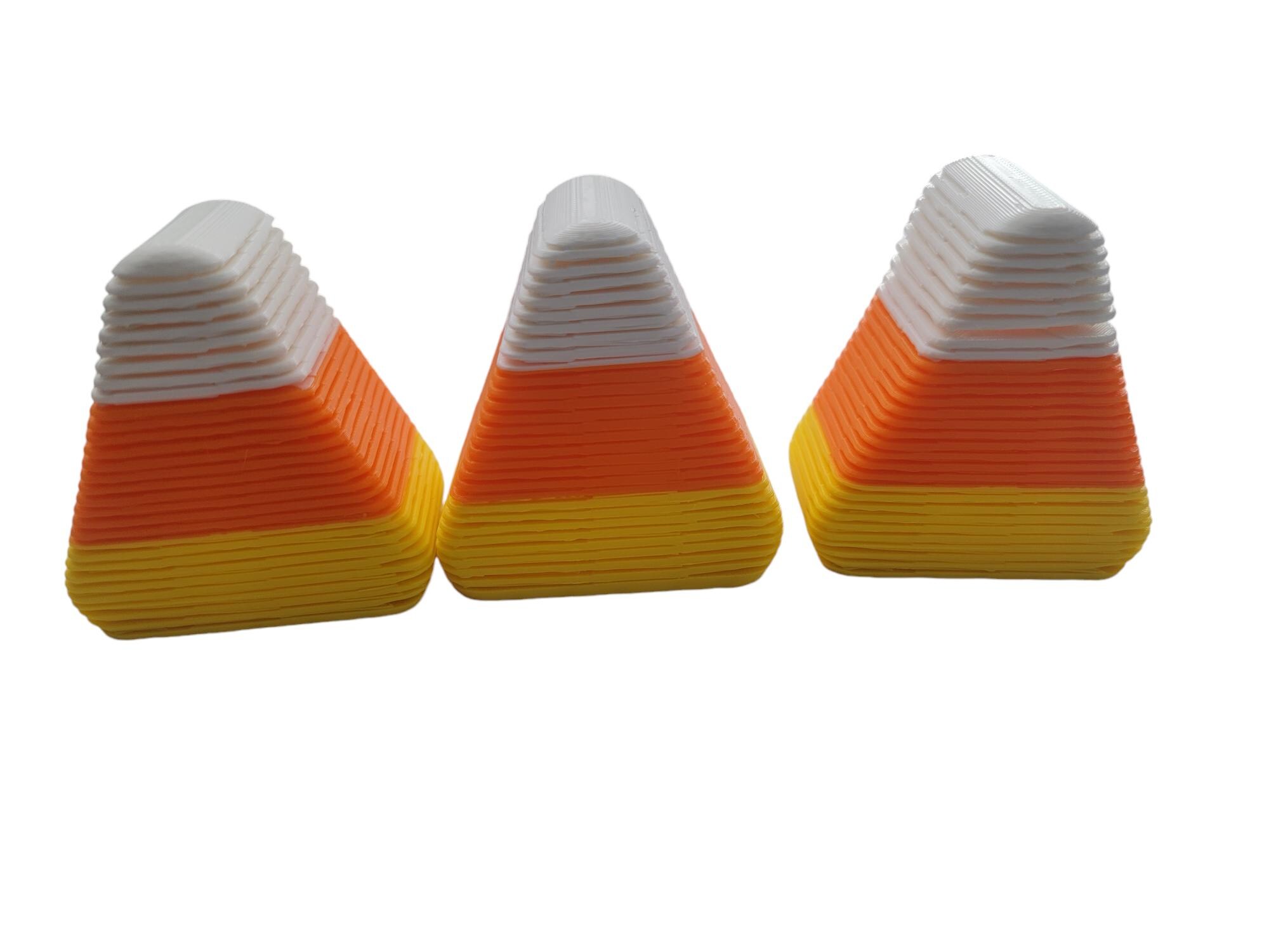 3D Printed Stretchy Springy Tri-color Candy Corn Fidget Toy |add to ...