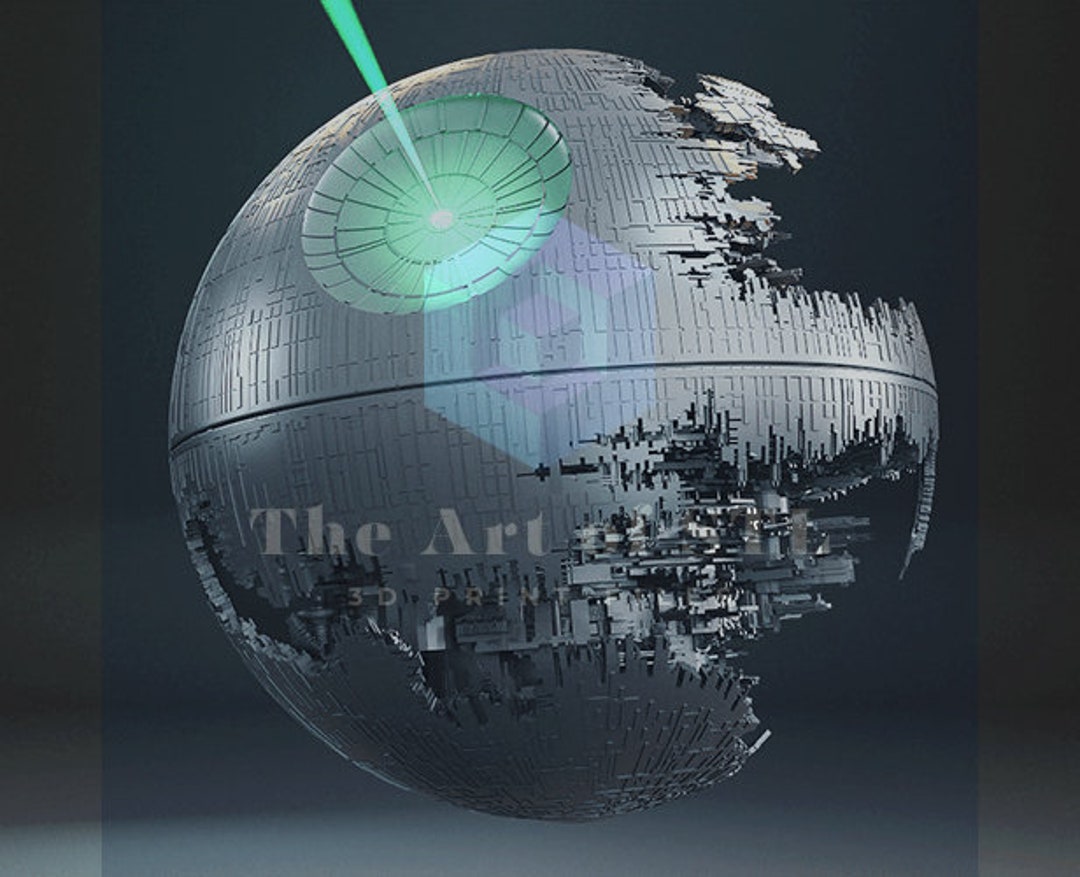 Star Wars Stl, Death Star Stl Files, Death Star 3D Model for 3D ...