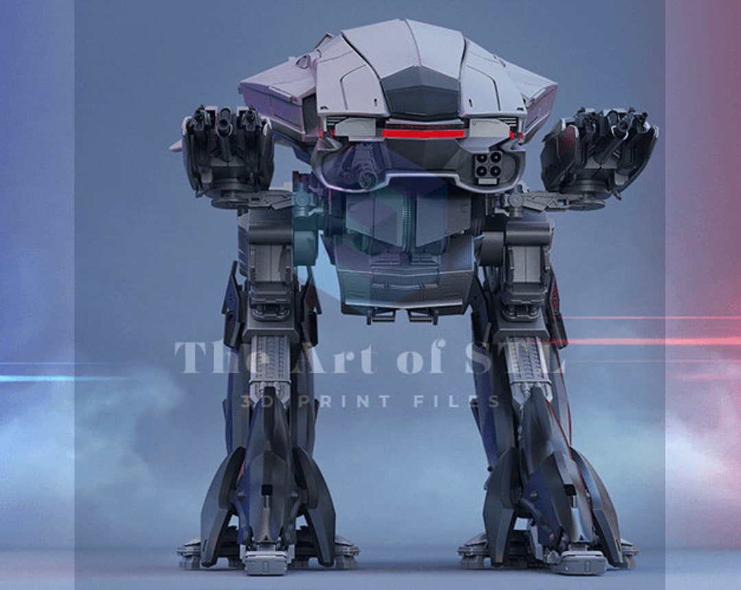 Robocop ED209 Stl Files, Robocop 3D Model for 3D Printing, Robocop ...