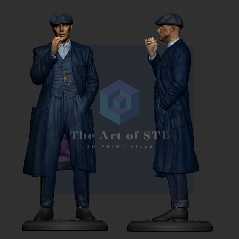 Thomas Shelby Stl Thomas Shelby 3d Model For 3d Printing Thomas Shelby Figure Etsy