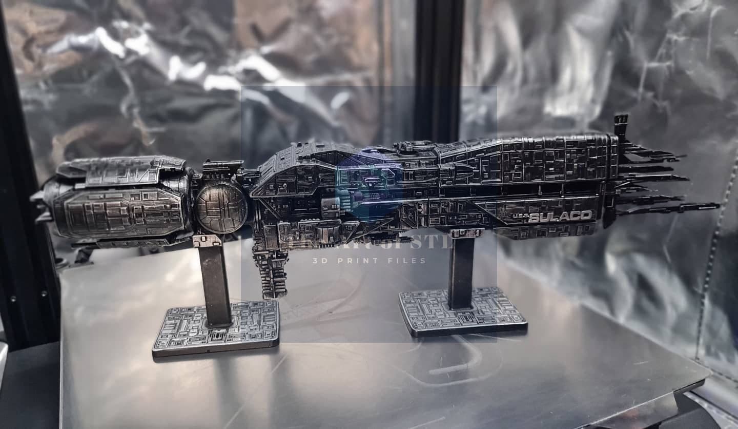 Uss Sulaco Stl Files, Uss Sulaco 3D Model for 3D Printing, Uss Sulaco ...