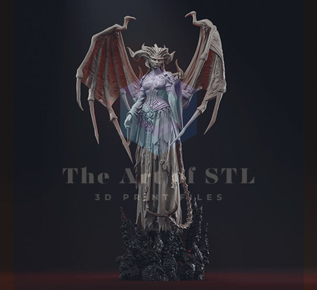 Diablo Lilith Stl, Diablo Lilith 3d Stl Files, Diablo Lilith 3D Model ...