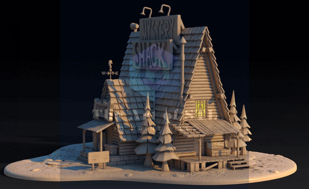 Mystery Shack Stl, Mystery Shack 3D Model for 3D Printing, Mystery ...