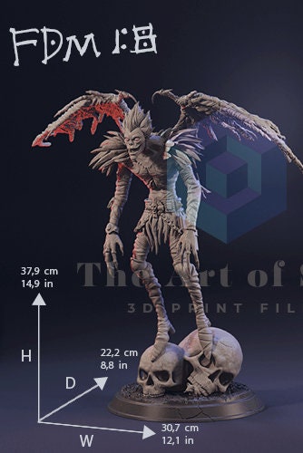 Ryuk Stl Files, Ryuk 3D Model for 3D Printing, Ryuk Figure - Etsy