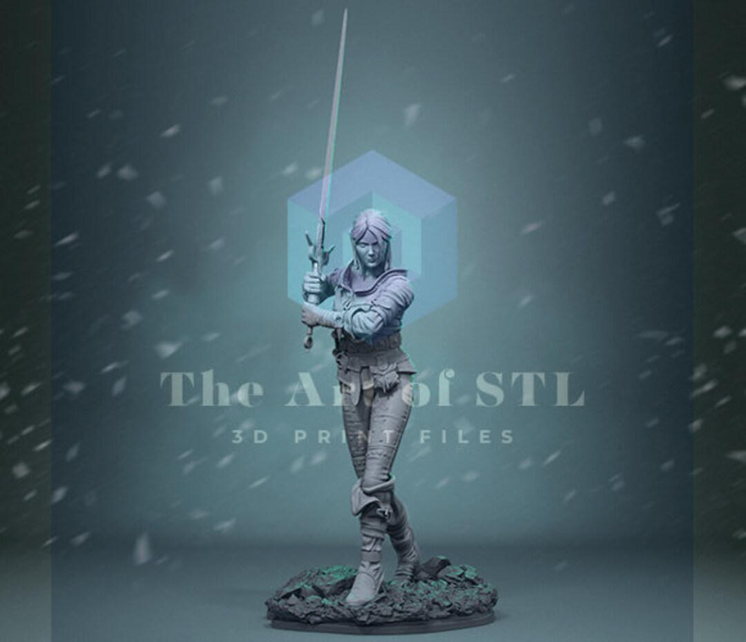 The Witcher Ciri Stl, Ciri 3D Model for 3D Printing, Ciri Figure - Etsy