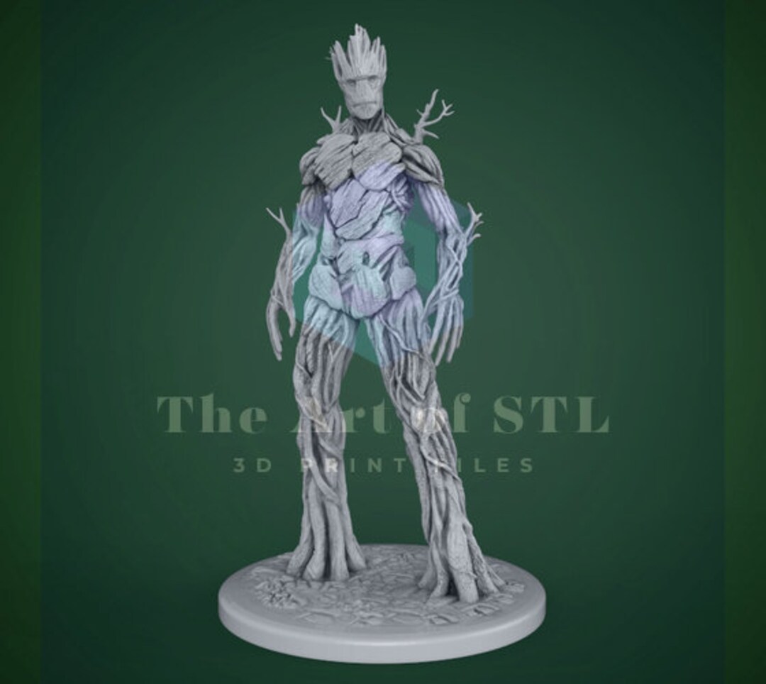 Adult Groot Stl Files, Adult Groot 3D Model for 3D Printing, Adult ...