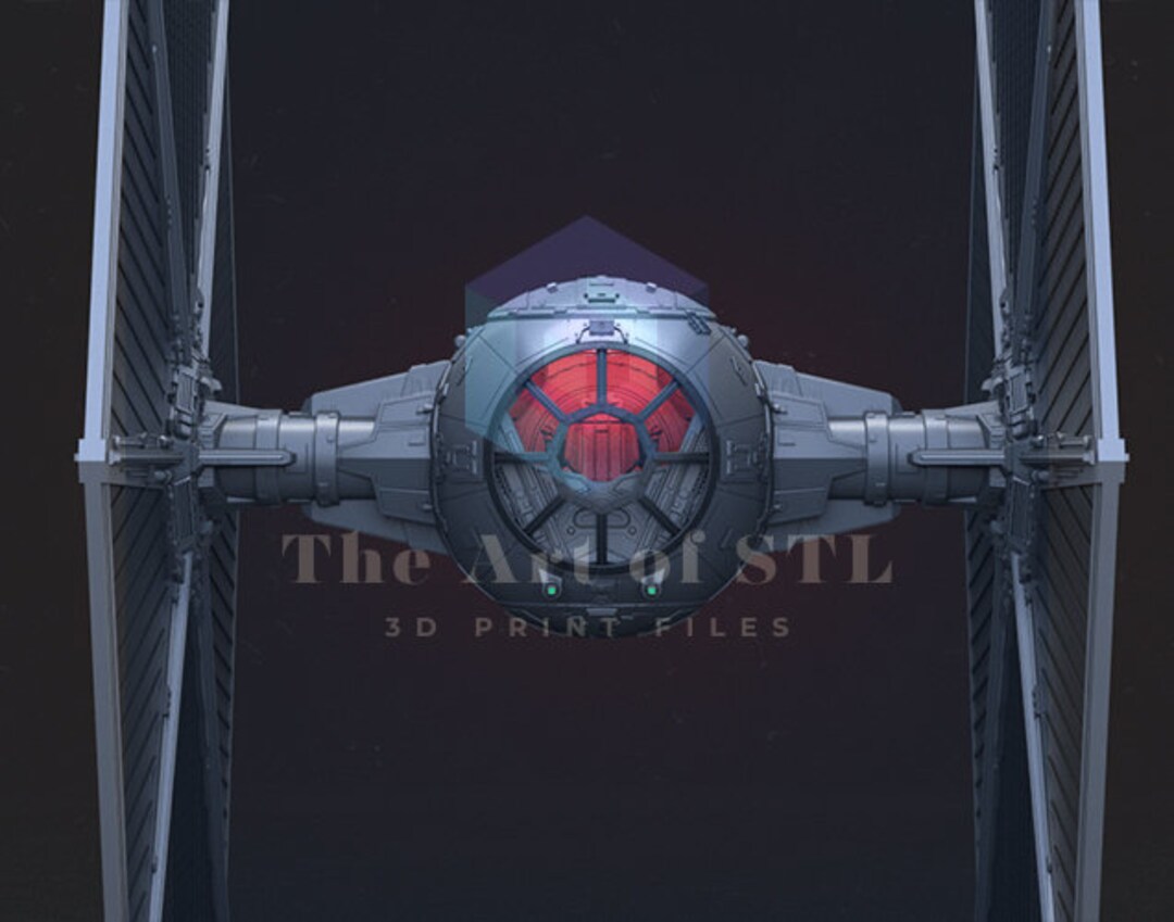 Star Wars Stl, Tie Fighter Stl Files, Tie Fighter 3D Model for 3D ...