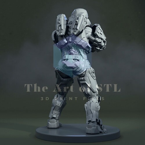 Halo Stl, Master Chief Stl, Master Chief 3D Model for 3D Printing ...