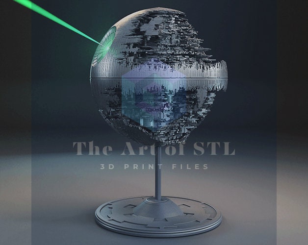 Star Wars Stl, Death Star Stl Files, Death Star 3D Model for 3D ...