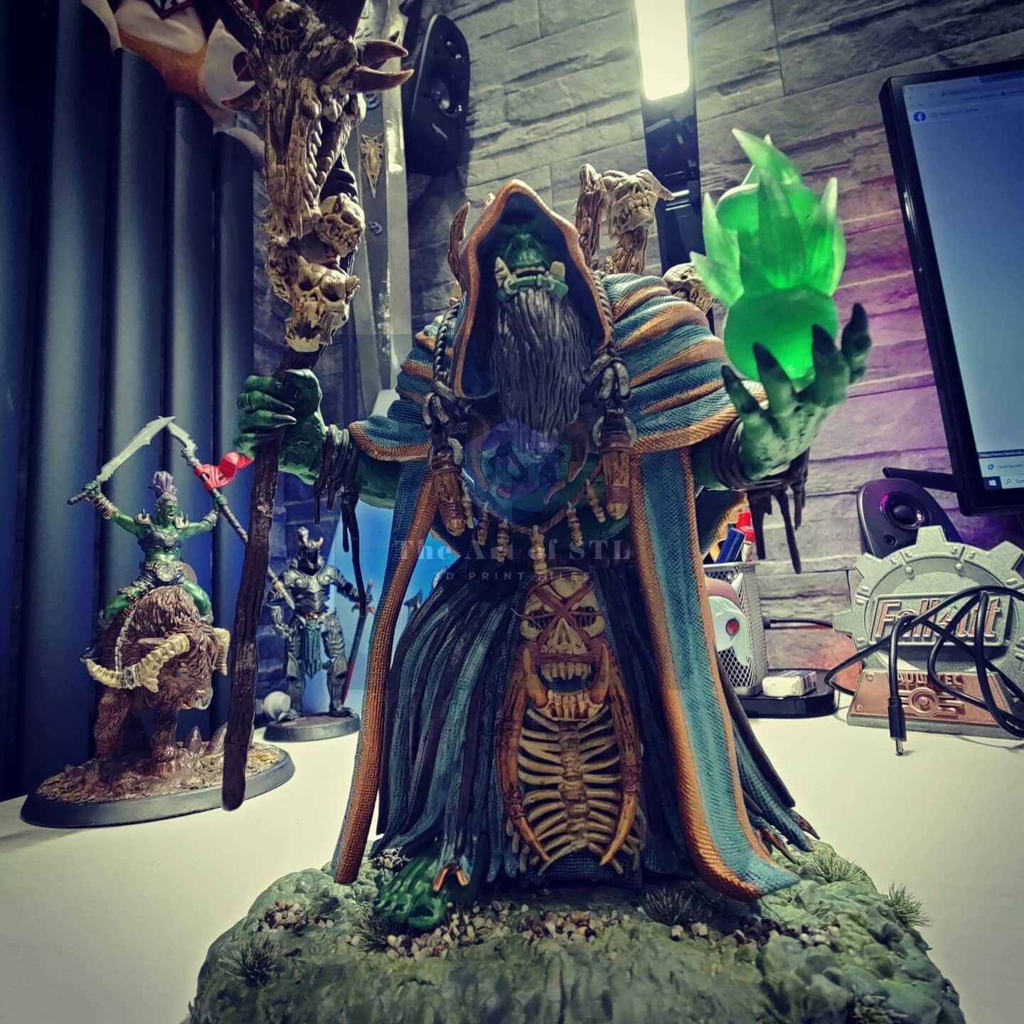 Wow Stl, Gul'dan Stl, Gul'dan 3D Model for 3D Printing, Gul'dan Figure ...