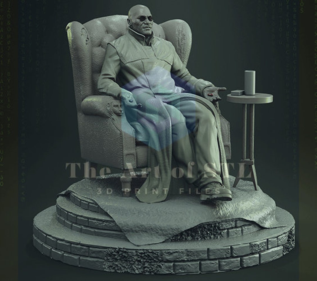 Matrix Stl, Morpheus Stl, Morpheus 3D Model for 3D Printing, Morpheus Figure - Etsy