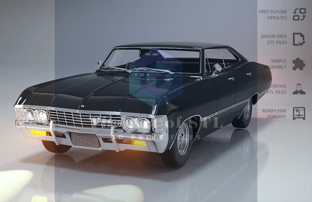 Chevrolet Impala Stl, Chevrolet Impala 1967 Stl Files, Chevrolet Impala ...