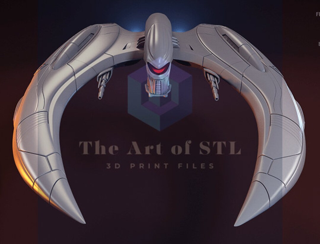 Battlestar Galactica Modern Cylon Raider Stl Files, Modern Cylon Raider ...