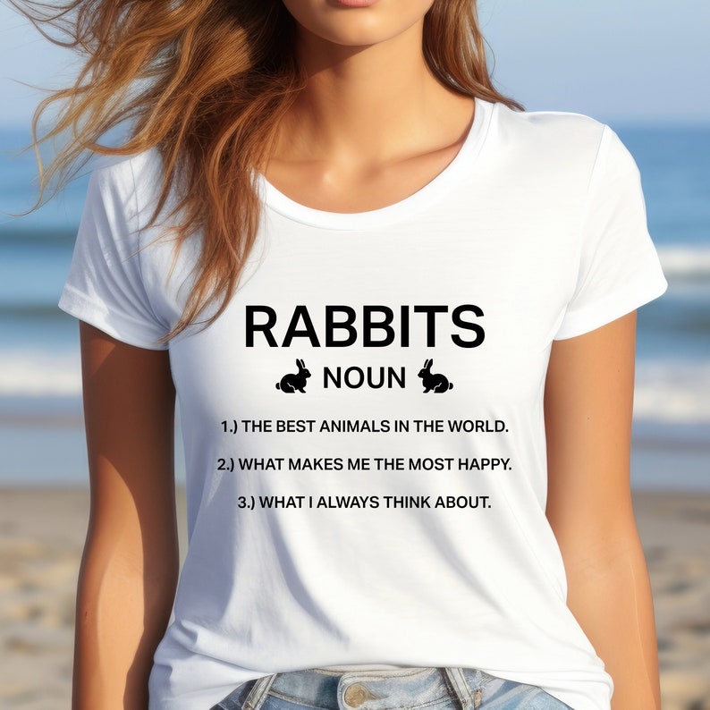 Custom Rabbit Shirt for Rabbit Lover Personalized Gift for Adult ...