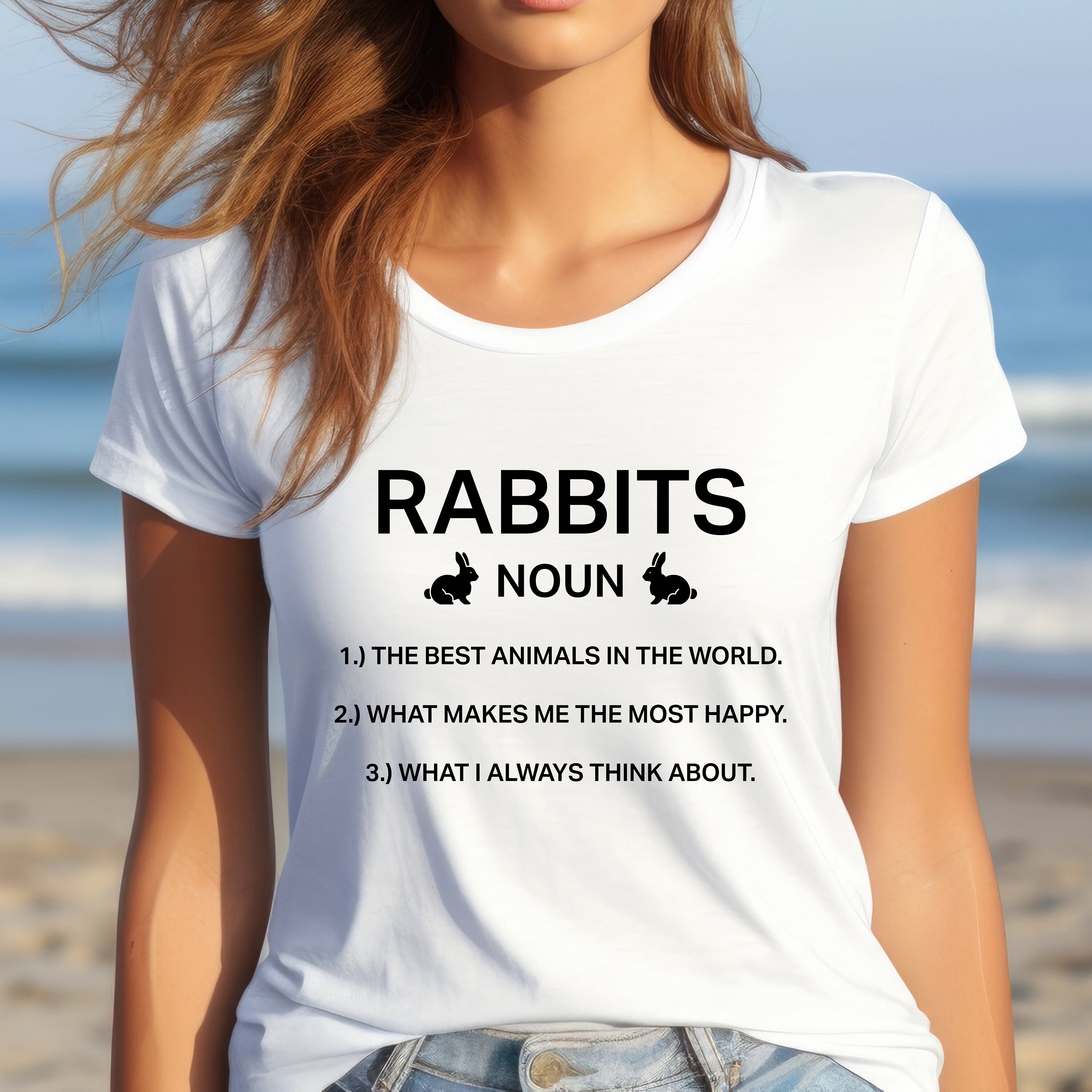Custom Rabbit Shirt for Rabbit Lover Personalized Gift for Adult ...