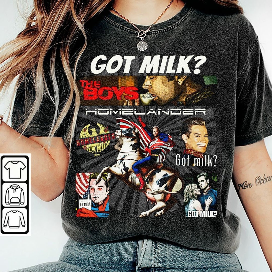 Vintage Homelander Got Milk Meme Shirt, Limited Bootleg the Boys Funny ...