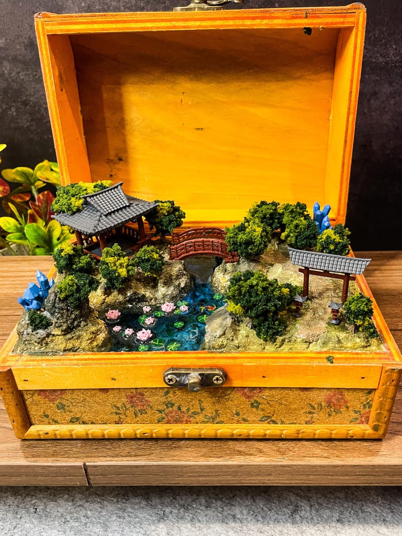 Handmade Box Lamp, Epoxy Resin Lamp,resin Lamp, Resin Art, Custom Epoxy ...