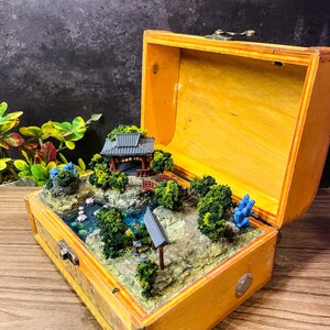 Handmade Box Lamp, Epoxy Resin Lamp,resin Lamp, Resin Art, Custom Epoxy ...