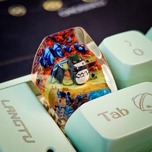 Anime Keycap, Custom Keycap, Birthday Gift, Handmade Keycap - Etsy