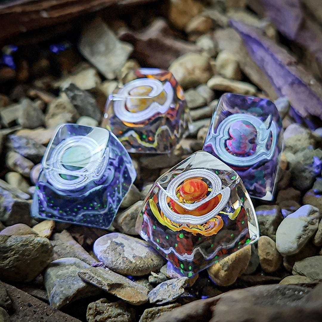 Planet Keycap, Anime Keycap, Custom Keycap, Birthday Gift, Handmade ...