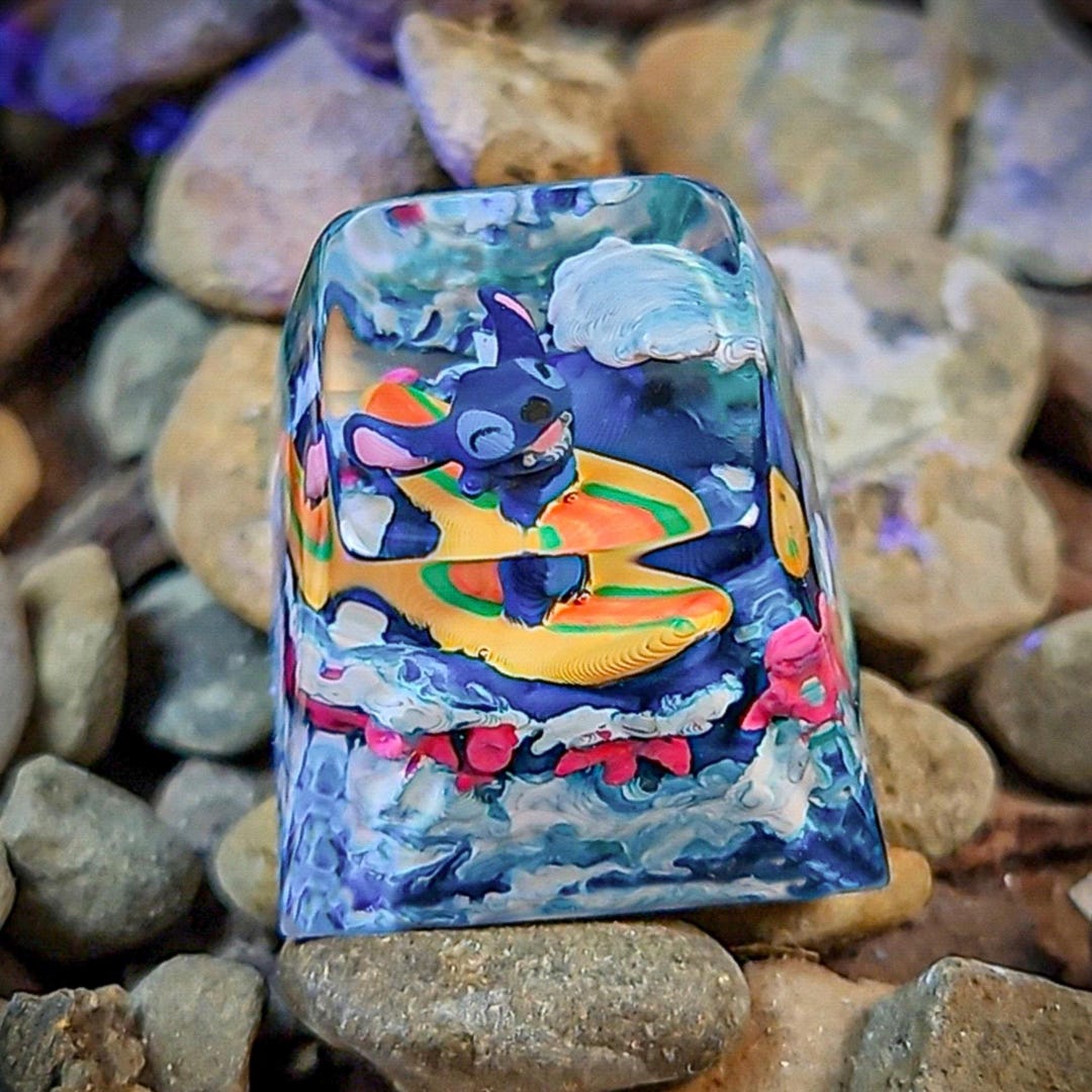 St.itch Cartoon Keycap, Anime Keycap,custom Keycap, Birthday Gift ...