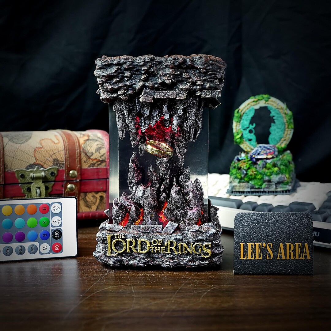 Master Ring From Lor.d O.f the Ri.ng Epoxy Resin Lamp, Epoxy Resin Lamp ...