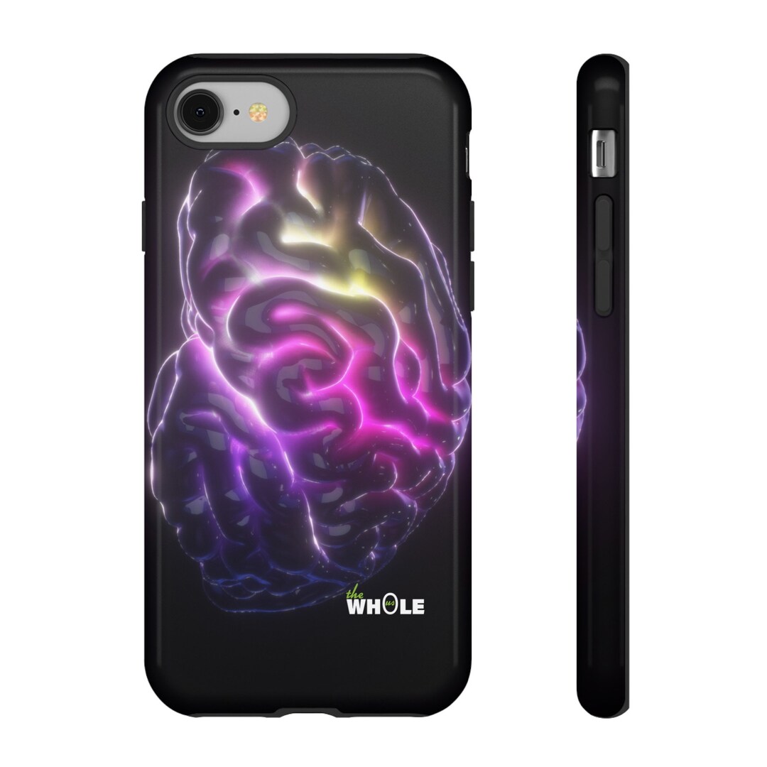 Purple Brain Phone Case - Etsy