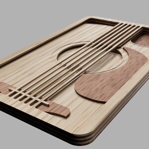 Acoustic Guitar for Laser Cutting, Laser Ready, Music Related Gift ...