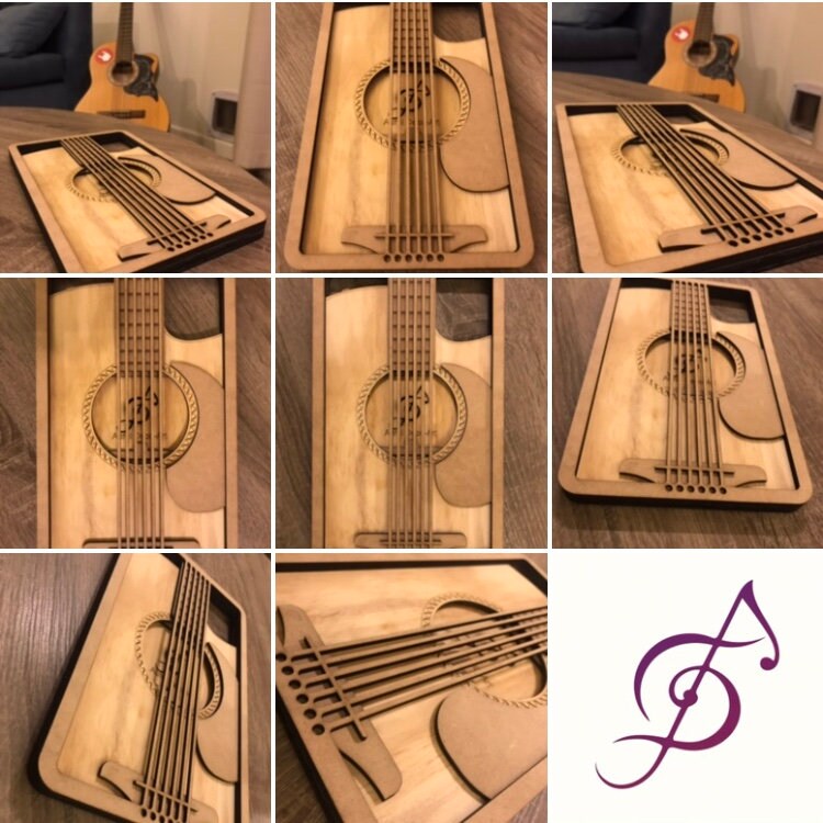 Acoustic Guitar for Laser Cutting, Laser Ready, Music Related Gift ...