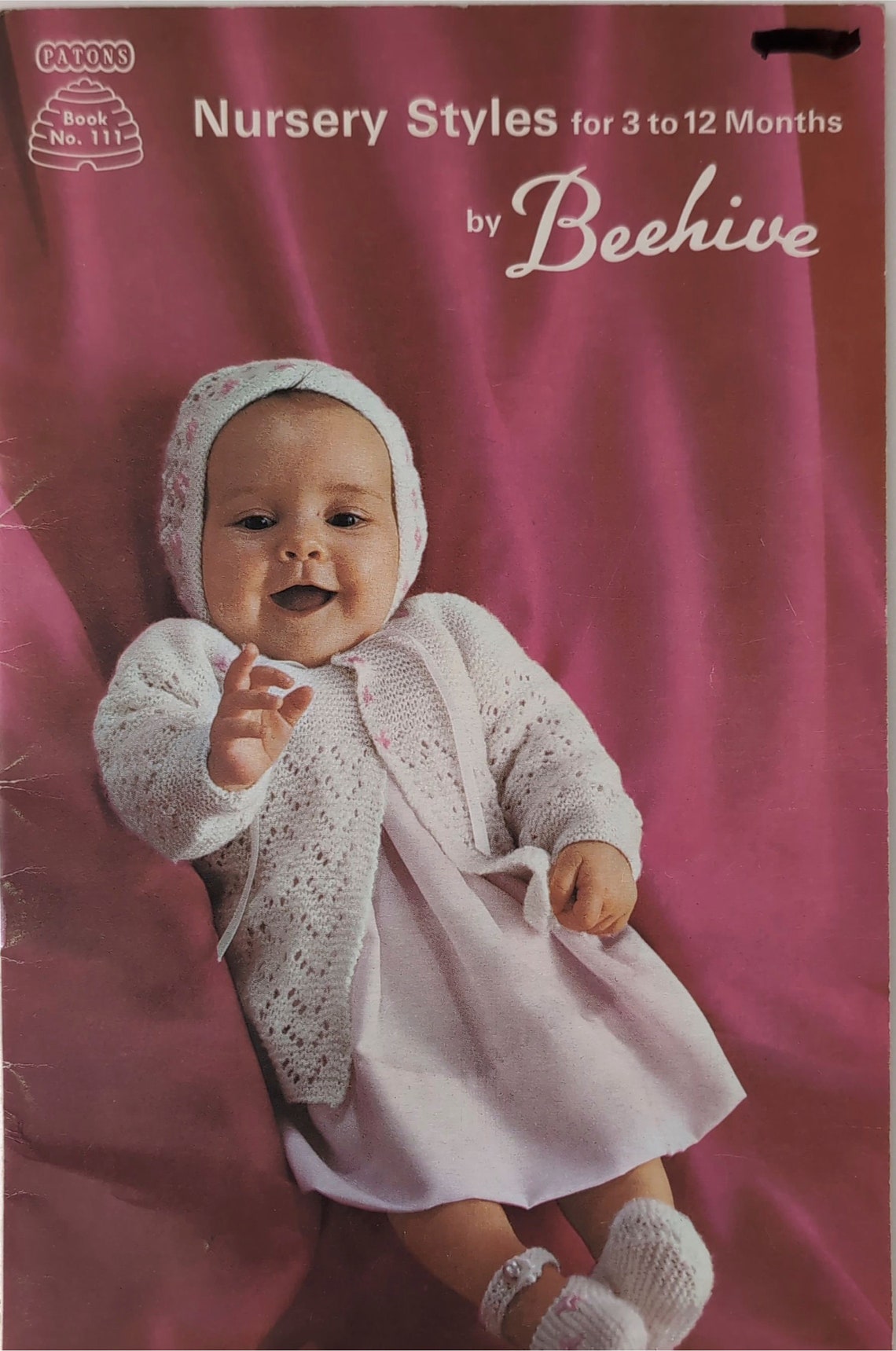 Beehive Nursery Styles Vintage Knitting Patterns 3-12 Months - Etsy