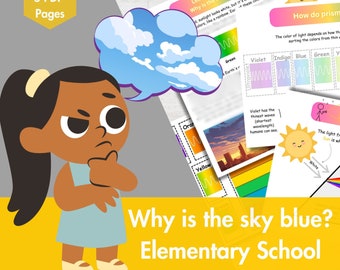 Colors Light Activity Printable Physics Teaching Aid Simple Science ...