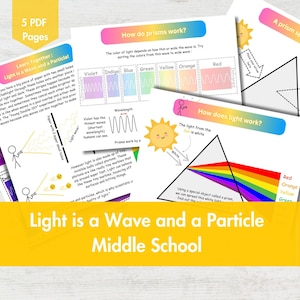 Colors Light Activity Printable Physics Teaching Aid Simple Science ...