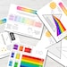 Colors Light Activity Printable Physics Teaching Aid Simple Science ...