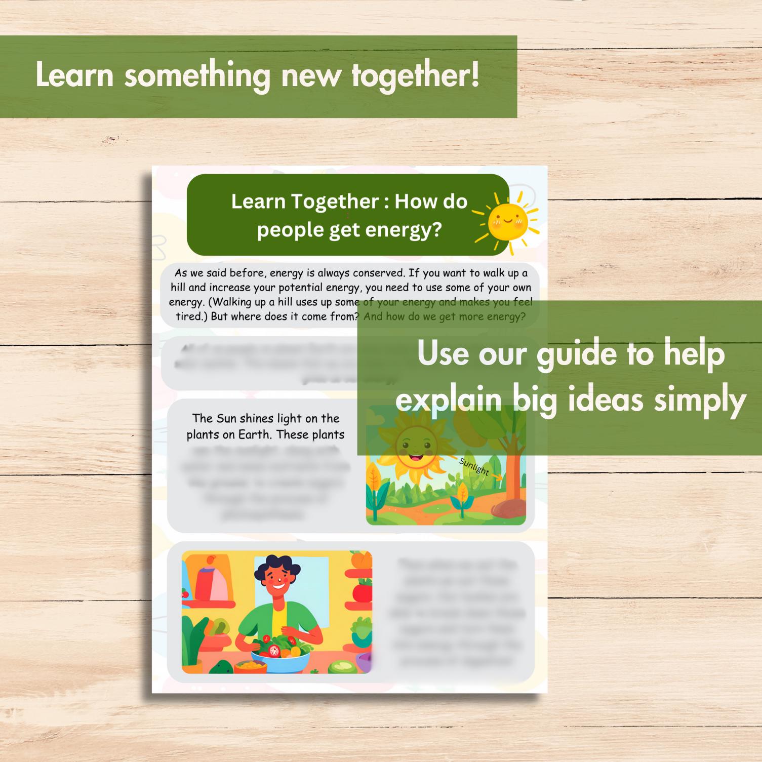 Energy Types & Conservation Activity: Printable Science (PDF) - Etsy