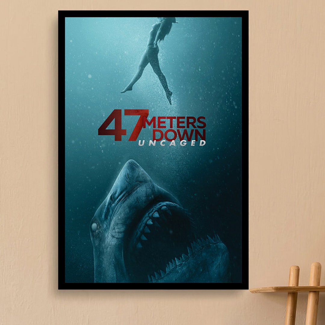 47 Meters Down Uncaged,movie Poster, Home Decoration Painting, Creative Gifts,no Frame Canvas ...