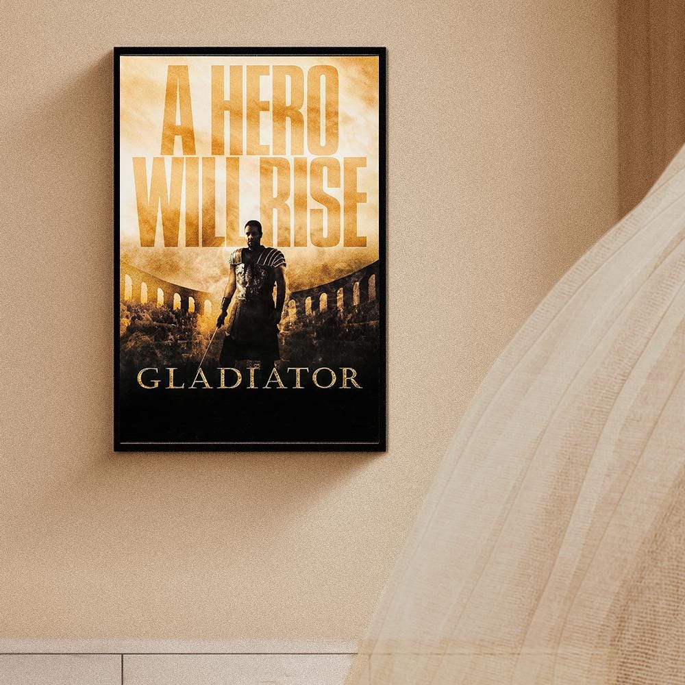 Gladiator,movie and TV Posters, Home Decoration Painting, Creative ...