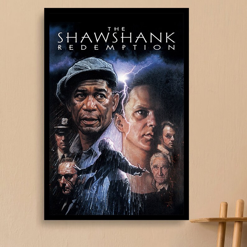 The Shawshank Redemption,movie Poster, Home Decoration Painting ...