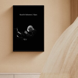 Ryuichi Sakamoto Opus,movie and TV Posters, Home Decoration Painting ...