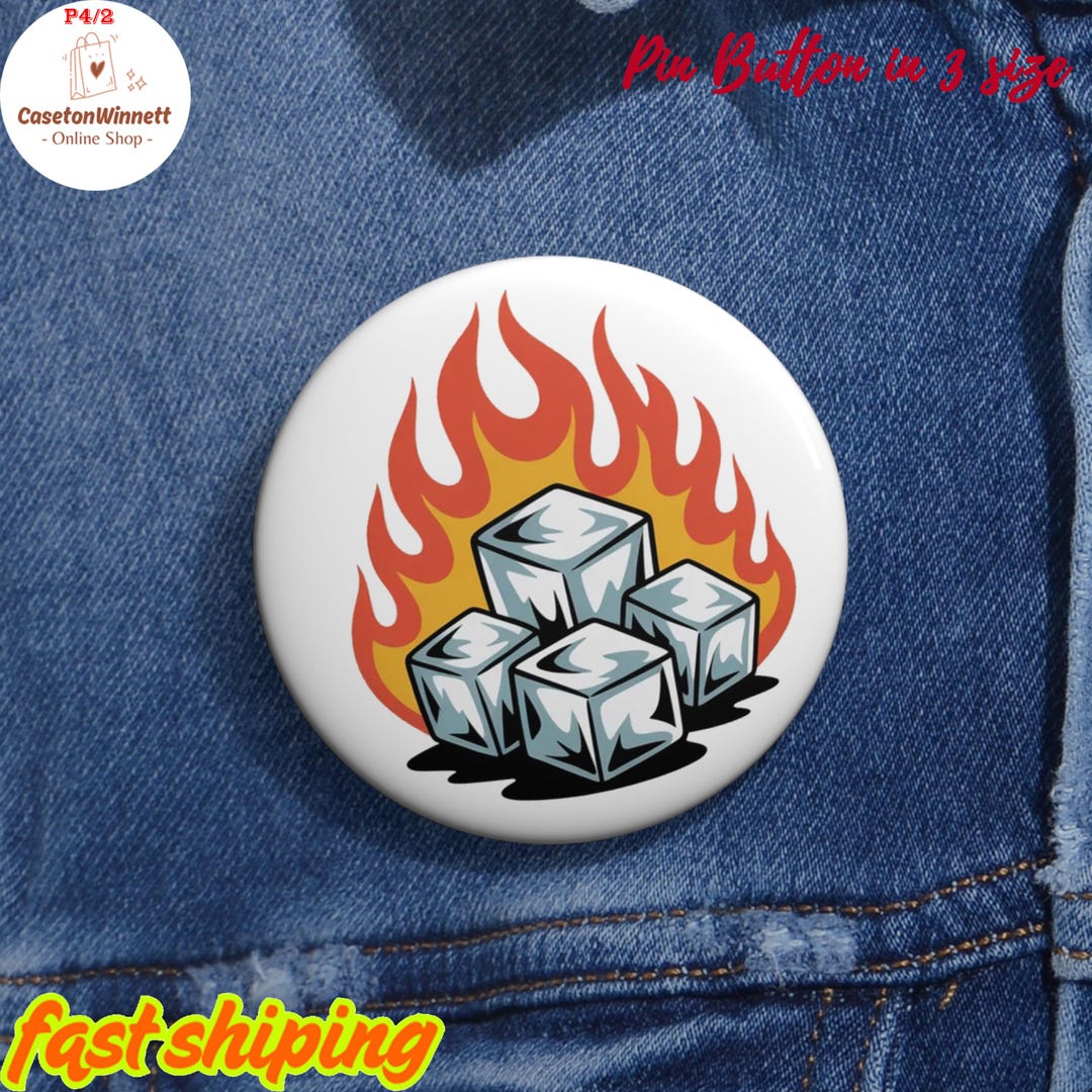 No ICE Pin Button in 3 Size, Anti ICE Pin, Political Protest Pin, Pro ...