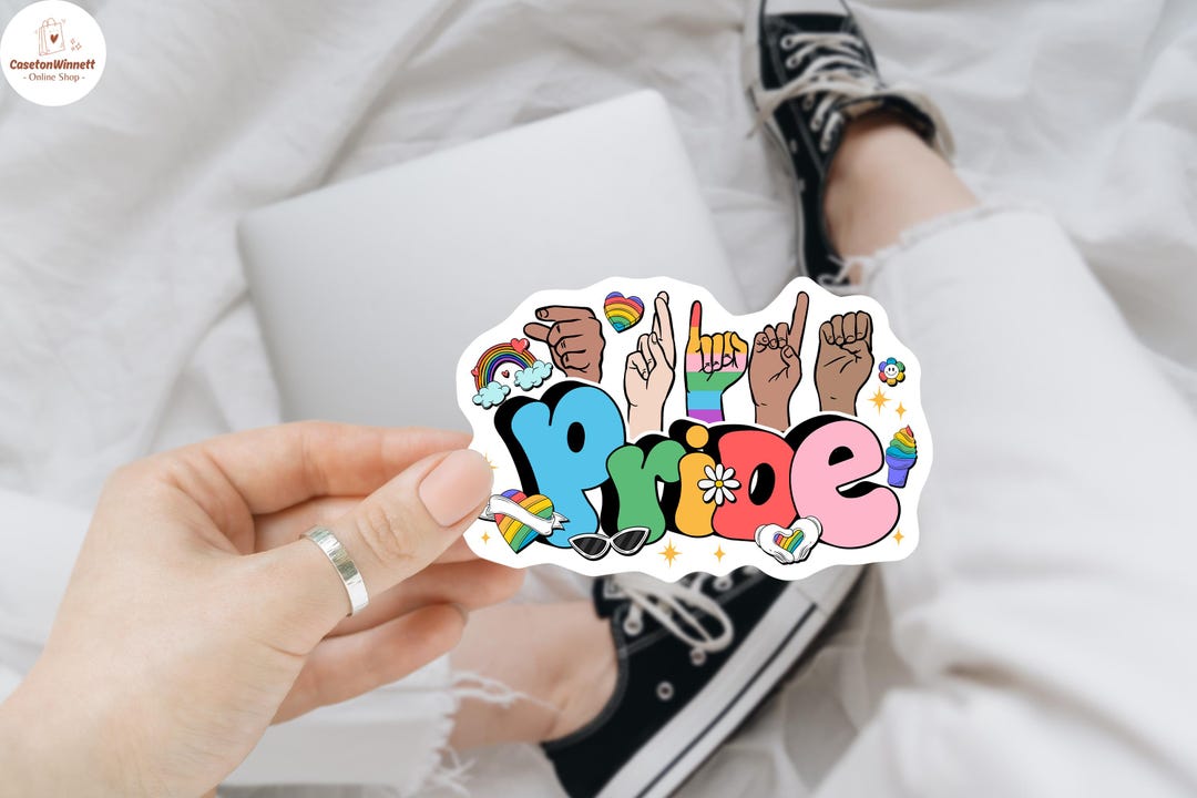 Progress Pride Flag Sticker Rainbow LGBTQAA LGBTQ+ Inclusive Car - Etsy