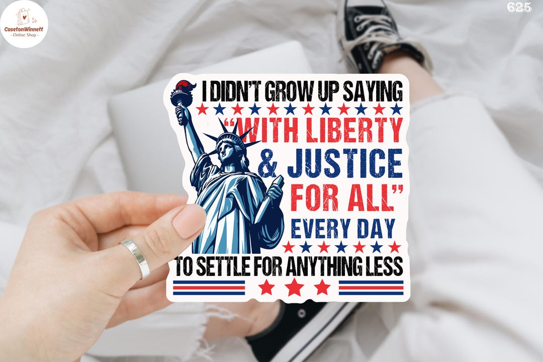 Liberty and Justice for All Human Rights Sticker/car Magnet, Protective ...