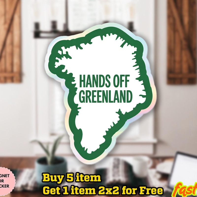 Hand off Greenland - Etsy