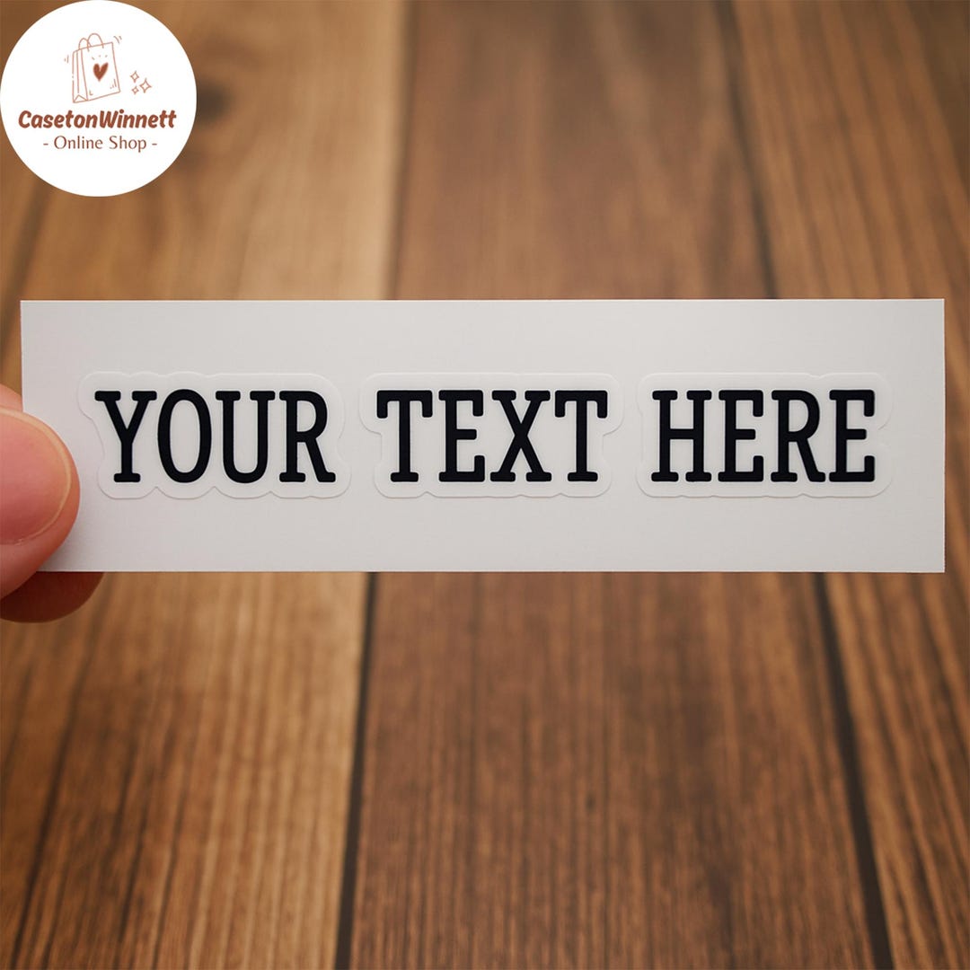 Custom Text Vinyl Decals - Build Your Own Decals - Personalized Decals- Custom Stickers-car ...
