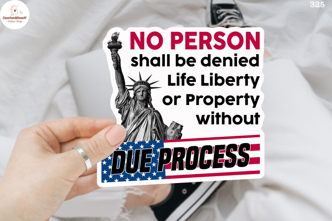 Due Process Where's Kilmer Sticker/car Magnet, Anti Trump Sticker, Anti ...
