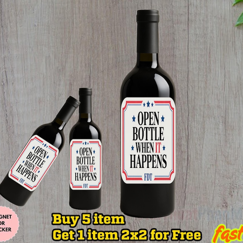 Trump Wine Label - Etsy
