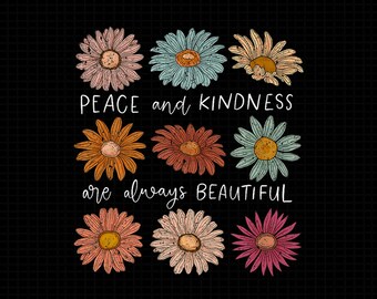 Floral Peace and Kindness Png, Peace and Kindness PNG, Floral Png ...